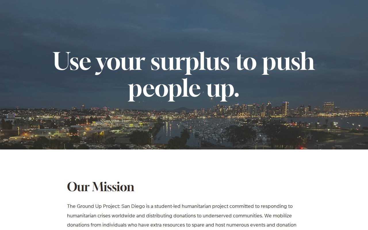 The Ground Up Project: San Diego